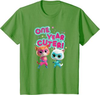 Disney Junior SuperKitties Birthday Kitties One Year Cuter T-Shirt