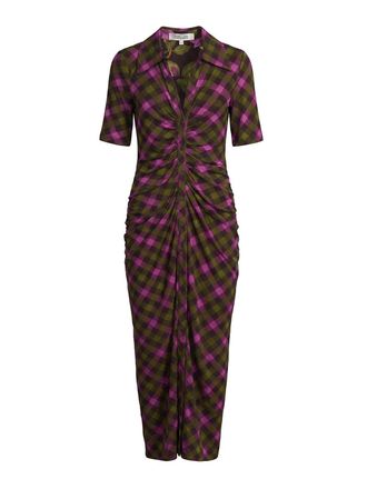Diane Von F&uuml;rstenberg Knielanges Kleid - Schwarz
