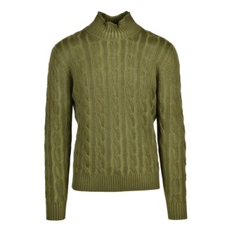 KANGRA Maglione Intrecciato - - Knitwear - Herren - Gr&uuml;n - S
