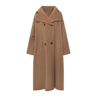 Malo Ausgestellter Mantel - - Coats - Damen - Beige - S