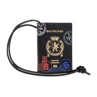 Balenciaga Passport Card Holder Charm - - Accessories - Herren - Schwarzk - ONE SIZE