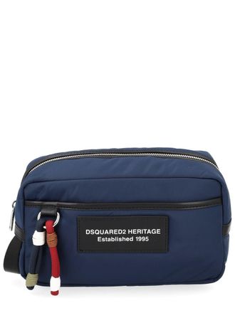 Dsquared2 Mens Bag Heritage Blue Polyester Shoulder