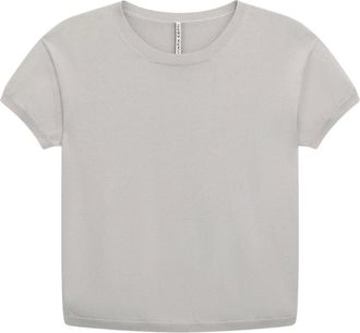 Liviana Conti Femme, Pulls, Gris, Taille: 38 FR Maille &agrave; col rond