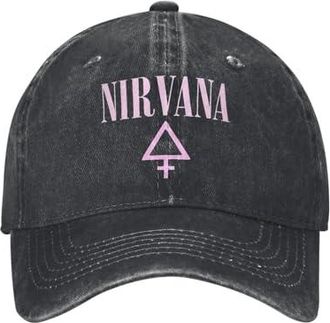 Generic Casquette dHomme, Casquette de Baseball Nirvana Sun Style Style de Rue Couple Femmes Chapeau de Routier lav&eacute; Cadeau de Casquette Hippie &agrave; Motif Respir