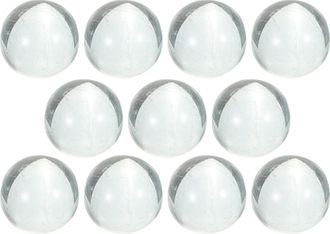 Aboofan Durchsichtige Glasmurmeln 10 St&uuml;ck 6mm Glasperlen Vasenf&uuml;ller f&uuml;r Blumenvasen Heimdekoration Tischdeko Aquarien Zubeh&ouml;r