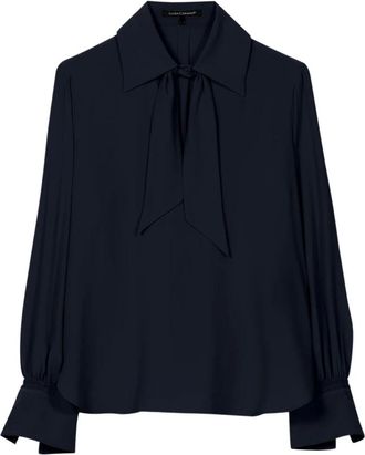Luisa Cerano Femme, Blouses et Chemises, Bleu, Taille: 40 FR Blouse