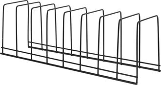 Aboofan Schwarzer Buchst&auml;nder und Desktop Datei Organizer Stabiles Multifunktionales Regal f&uuml;r B&uuml;ro Schule Zuhause Platzsparend und rutschfest zur Geordneten 