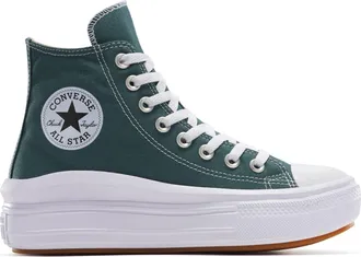 Converse MODE SCHUHE FRAUEN CHUCK TAYLOR ALL STAR MOVE PLATTFORM GR&Uuml;N