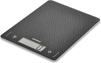 Soehnle Küchenwaage Page Comfort Mosaic, Mosaic Design, digitale Küchenwaage, Haushaltswaage mit großer Wiegefläche, Gewicht bis zu 10kg (1-g-genau), elektron