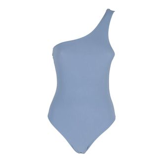 Lido Lido, Femme, Maillots de bain, Bleu, Taille: 38 FR Robe &Eacute;l&eacute;gante Une &Eacute;paule