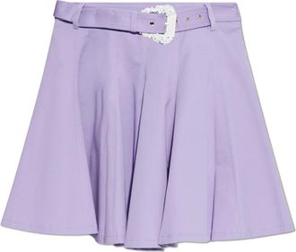 Versace Jeans Couture Femme, Jupes, Violet, Taille: 34 FR Short Skirt With Belt