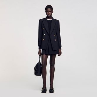 Sandro Blazer mit doppelreihiger Knopfleiste