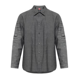 Diesel Shirt S-Olov - - Shirts - Herren - Grau - XL