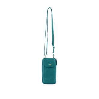 Pourchet Pochette pour t&eacute;l&eacute;phone Club - Femme - Accessoires - Bleu - Taille: ONE Size