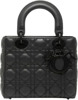 Dior Pre-owned Lady Dior - Femme - Pre-owned - Noir - Taille: ONE Size