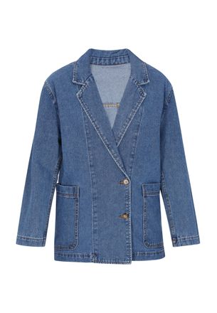 Mymo Jacke Frauen blauer Denim