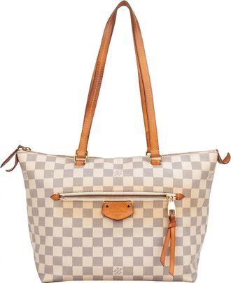 Louis Vuitton Crossbody Bags - Louis Vuitton Damier Azur Monogram Lena PM Shoulde - Gr. unisize - in Wei&szlig; - f&uuml;r Damen