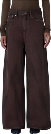 Ganni Femme, Jeans, Brun, Taille: W28 Jean Cinq Poches