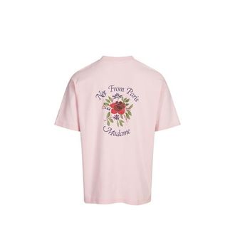 Dr&ocirc;le de Monsieur T-shirts&eacute;rigraphi&eacute; &agrave; col rond en coton