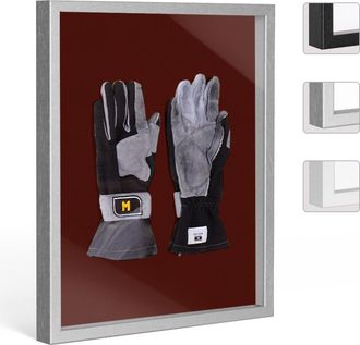 Bildershop-24 Objektrahmen Trikotrahmen Vario inkl. Bügel und Passepartout 50x60cm Mattsilber (lackiert)