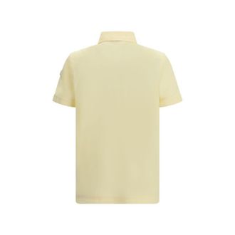 Moncler Mens Bicolor Cotton Polo Shirt