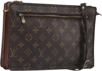 Louis Vuitton Pre-owned Enghien Shoulder Bag - Femme - Pre-owned - Brun - Taille: ONE Size