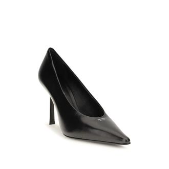 Prada Goatskin High Heel Pump - Black
