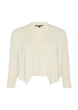 Comma Cardigan Strickjacke Feinstrick-Cardigan mit Ajour-Detail