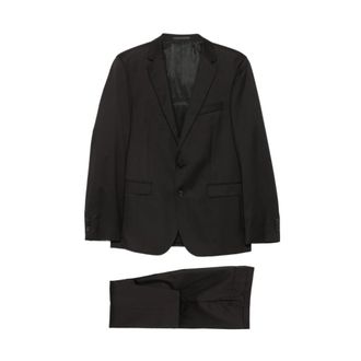 HUGO BOSS Reyno Wave Anzug - - Suits - Herren - Schwarzk - M