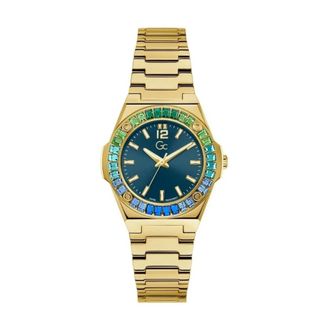 Guess Femme, Accessoires, Jaune, Taille: ONE Size Montre Bracelet en Acier Inoxydable