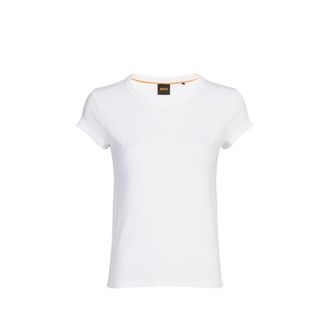 HUGO BOSS T-shirt &agrave; col rond en coton m&eacute;lang&eacute;