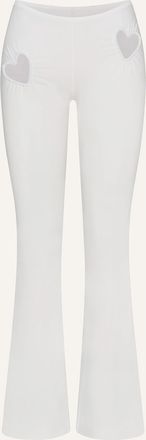 SKIMS Skims Lounge-Hose Cotton Jersey weiss