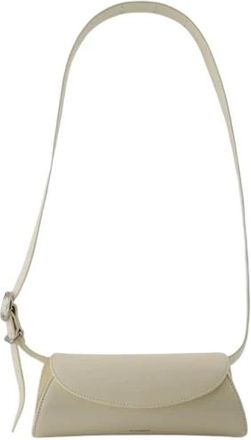 Jil Sander Femme, Sacs, Blanc, Taille: ONE Size Sac bandouli&egrave;re cylindrique