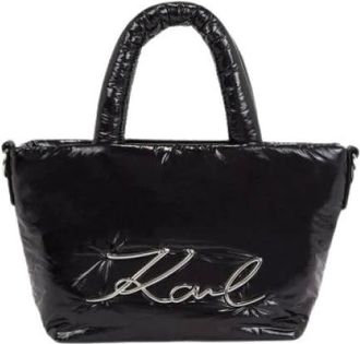 Karl Lagerfeld Femme, Sacs, Noir, Taille: ONE Size K/Signature Soft SM Tote