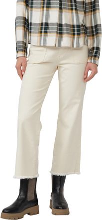 s.Oliver Cropped Jeans/Slim Fit/Mid Rise/Flared Leg/Fransensaum