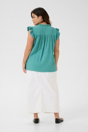 Kaffe Curve Blusentop &Auml;rmellose Bluse KClyana Gro&szlig;e Gr&ouml;&szlig;en