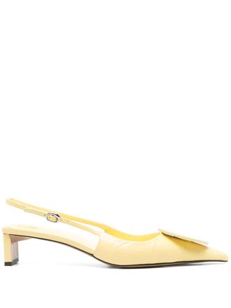 Jacquemus escarpins Les Slingbacks Duelo - Jaune