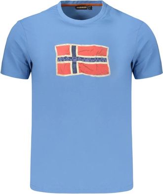 Napapijri Homme, Tops, Bleu, Taille: XL T-shirt &agrave; manches courtes