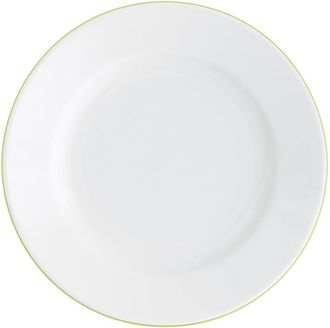 Kahla Pronto Line Fr&uuml;hst&uuml;cksteller 20,5 cm Line fresh lime | Beilagenteller mit hellgr&uuml;ner Linie aus Porzellan