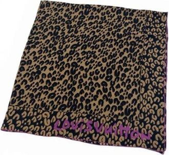 Louis Vuitton Pre-owned Leopard Silk Scarf - Femme - Pre-owned - Brun - Taille: ONE Size