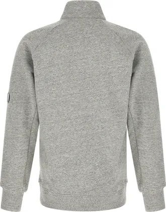 C.P. Company Half-Zip Cotton Sweatshirt - Gray