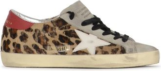 Golden Goose Femme, Chaussures, Multicolore, Taille: 37 EU Super-Star Nappa Upper Suede Toe and Star Glitter Heel 2