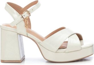 Xti Sandalen Damen Eis - Bequeme und vielseitige Schuhe - Casual Mode - Modell 14235602 (Gr&ouml;&szlig;e 37)