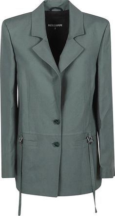 Patrizia Pepe Femme, Vestes, Vert, Taille: 40 FR Jacket