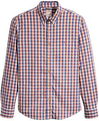 Levi's Chemise &agrave; Manches Longues pour Homme Battery Housemark Slim, Apollo Plaid Limoges, M