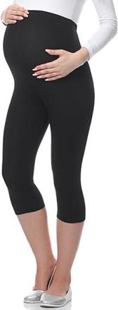 Be Mammy Legging 3/4 Grossesse Maternité Tenue Sport 03 (Noir, 3XL)