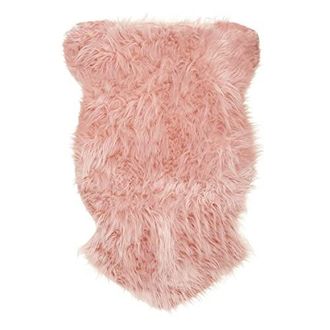 KASANOVA Generico 1 Schafe Langer Teppich 60x90 cm Rosa, Acryl Polyester