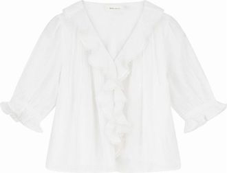 Skall Studio Femme, Blouses et Chemises, Blanc, Taille: 38 FR Clea Blouse