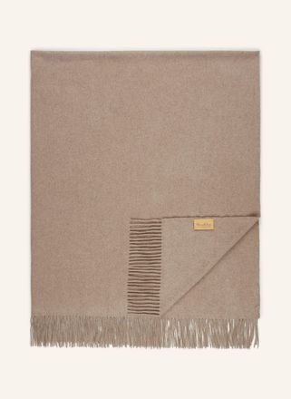 Christian Fischbacher Cashmere-Plaid Aspen beige