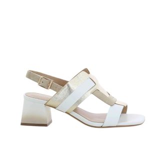 Regarde le ciel Femme, Chaussures, Blanc, Taille: 39 EU Chaussures Femme Or Amalia 02